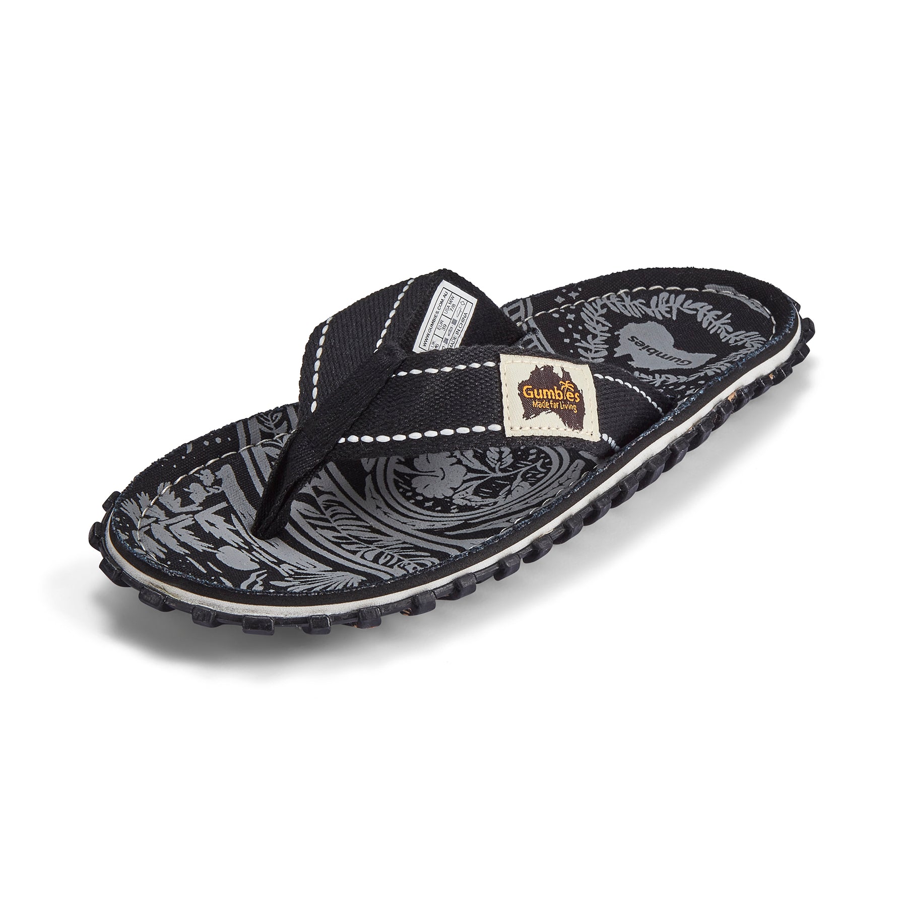 Islander Flip-Flops - Women's - Midnight Black – Gumbies