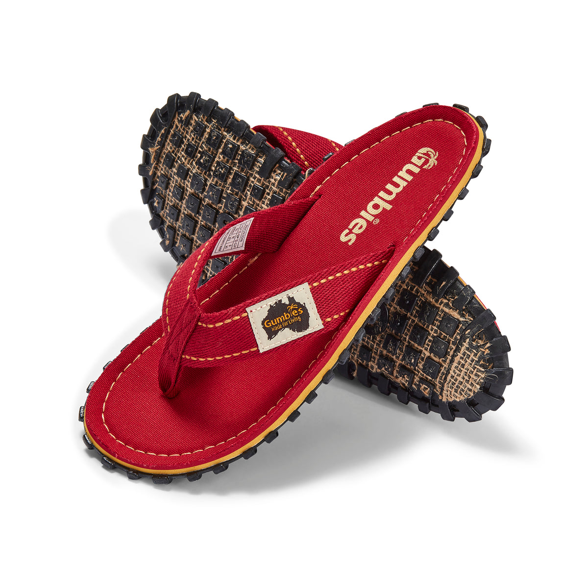 Islander Flip-Flops - Men's - Classic Red – Gumbies