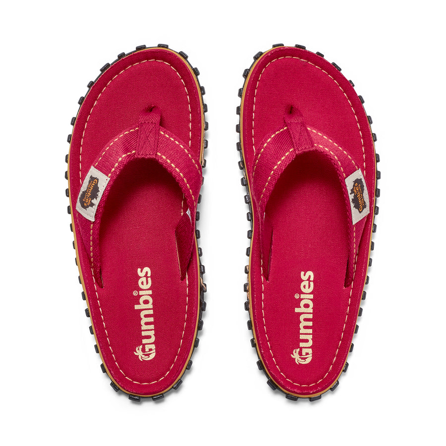 Islander Flip-Flops - Men's - Classic Red – Gumbies